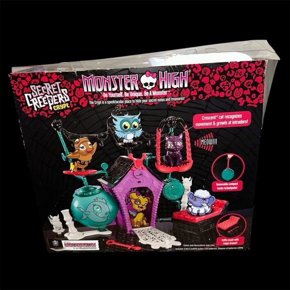 monster high | Toys | Monster High Secret Creepers Crypt Pet Electric ...